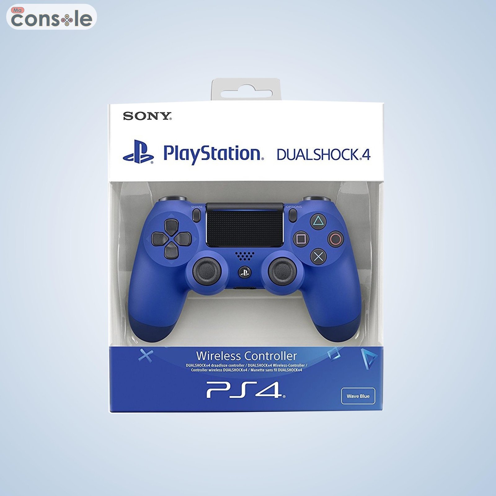 SONY DUALSHOCK 4 V2 — Manette PS4 BLEU – MaConsole